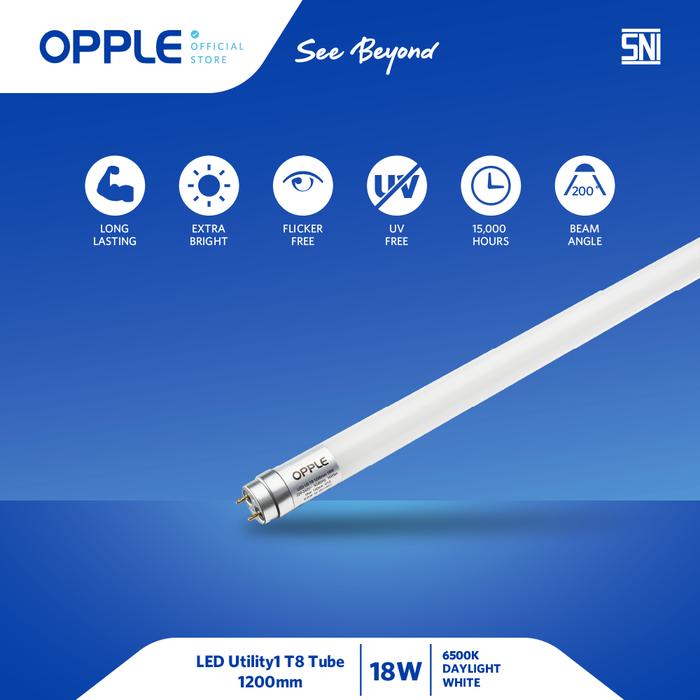 Jual OPPLE Lampu LED T8 Utility Double End 18 Watt Putih - Kab. Tangerang - Opple Official Store ...