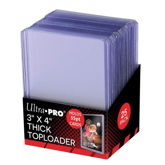 Jual Ultra Pro Thick Toploader 55pt Super Clear 3x4 Standard Size Cards ...