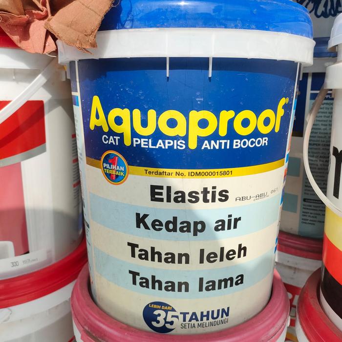 Jual Cat Waterproofing AQUAPROOF ukuran 1kg, 4kg, 25kg - 1 kg, Abu-abu ...