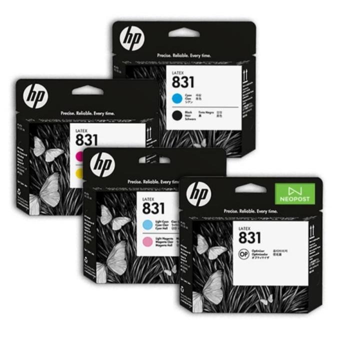 Jual Printhead latex hp 831black cyan. magenta yellow op lc lm original ...