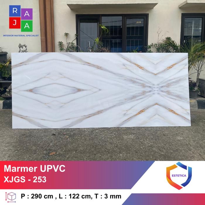 Jual UPVC Marmer Panel PVC dekorasi dinding Marmer Backdrop TV ...