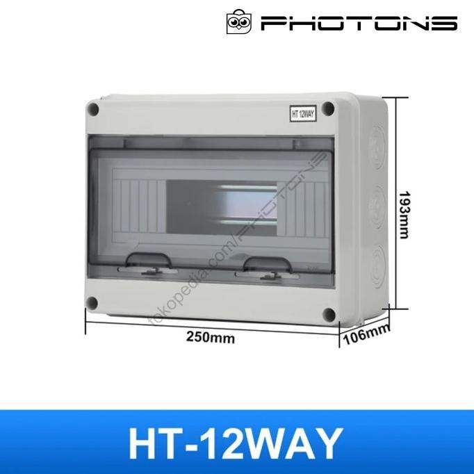 Jual HT Series Waterproof IP65 Distribution MCB Box 2/5/8/12/15/18/24 ...
