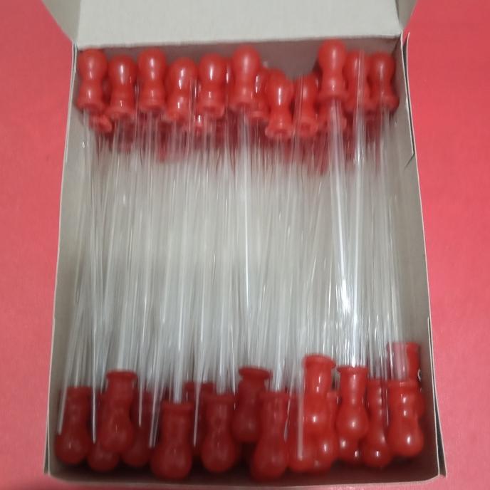 Jual Pipet Tetes Kaca 15cm. Dot Merah. 100/Pack. Panjang 15cm - Kota ...