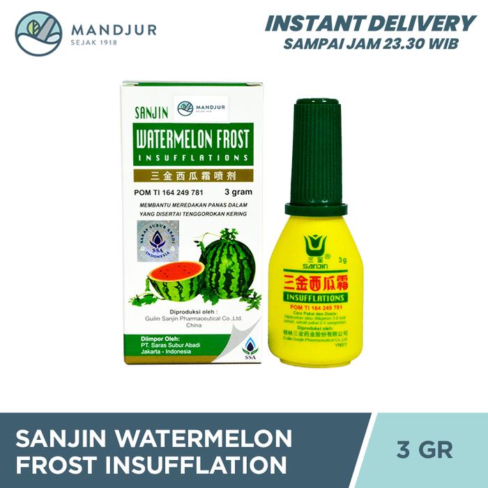 Promo Sanjin Watermelon Frost Insufflations - Obat Sakit Tenggorokan ...