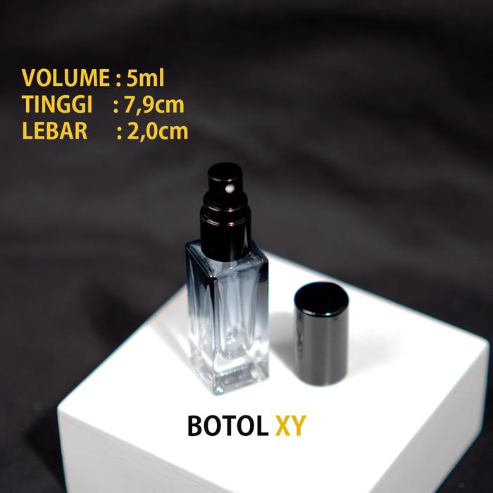 Jual Botol Parfum Spray Kaca Tebal - BIRU TRANSPARAN 5ML 10ML 15ML ...