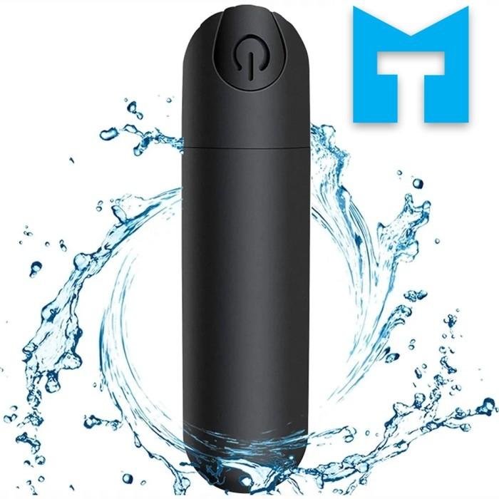 Jual Mini bullet usb rechargeable alat pijat 10 mode getar - Hitam ...