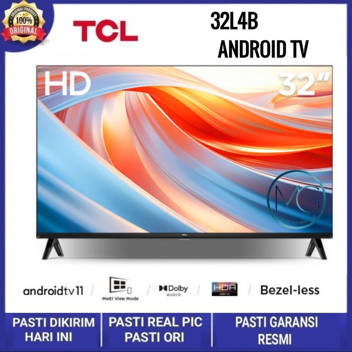 Promo TCL LED 32 inchi ANDROID SMART DIGITAL TV 32A3 (Garansi panel 3 ...