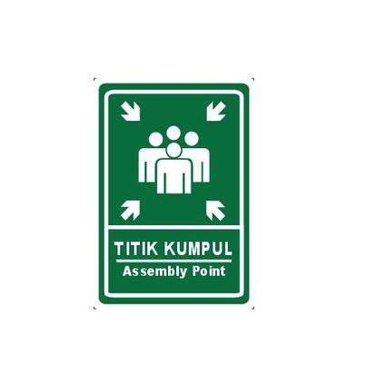 Jual Rambu K3 Jalur Evakuasi, Tanda Titik Kumpul, Assembly Point - (47 ...