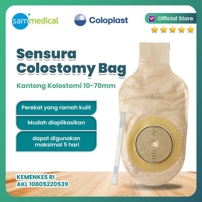 Jual Sensura Colostomy Bag 10-70mm / Kantong Kolostomi / Kantong ...