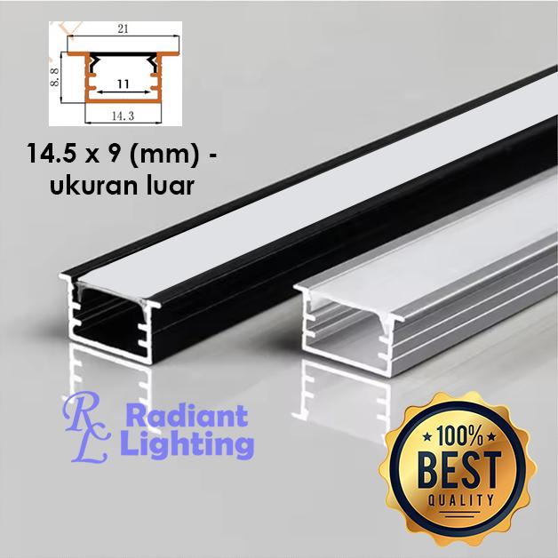 Jual Kap Housing LED Strip Rigid Alumunium Profile Rumah Lampu - 1 ...