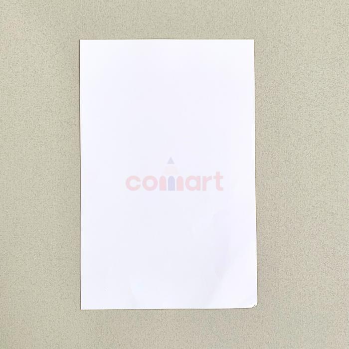 Jual 1 Lembar Kertas Cover Jilid Manila F4 / Brief Card (BC) Putih ...
