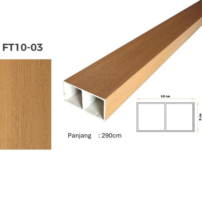 Jual PVC Wall Panel Square Tube Wood Panel WPC Wall Panel PVC Kisi Kisi ...