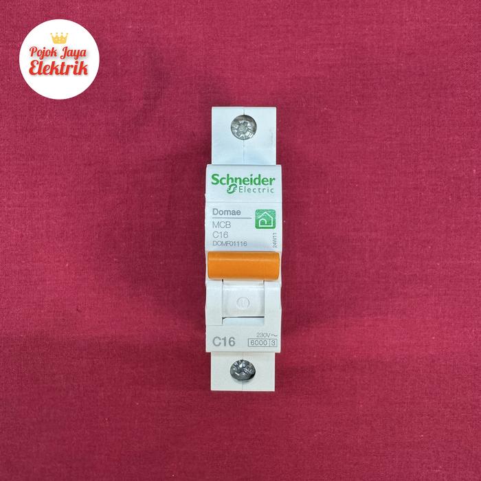 Jual Schneider Electric NEW DOMAE MCB 16A 1P 6KA - DOMF01116 - Kota Tangerang - Pojok Jaya ...