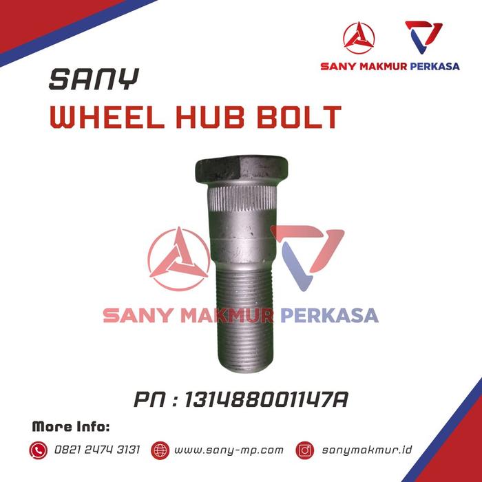 Jual SANY Wheel Hub Bolt Motor Grader PN : 131488001147A - Jakarta ...