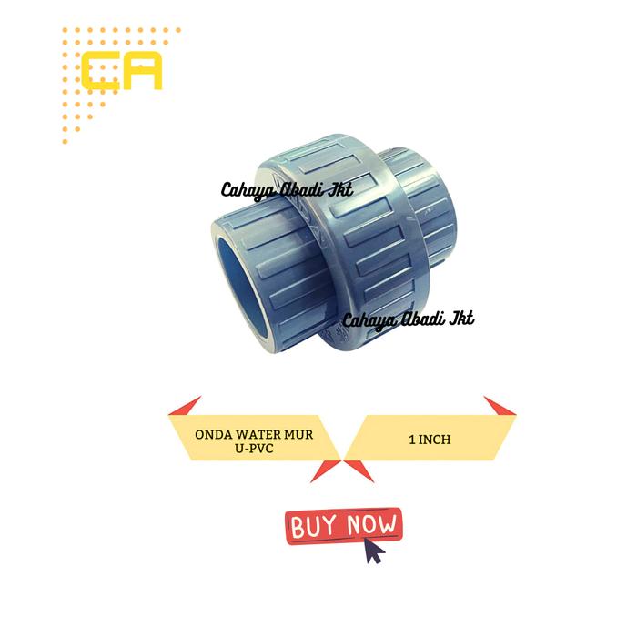 Jual WATER MUR ONDA 1" inch PVC WM Polos / watermoor moor - Jakarta ...