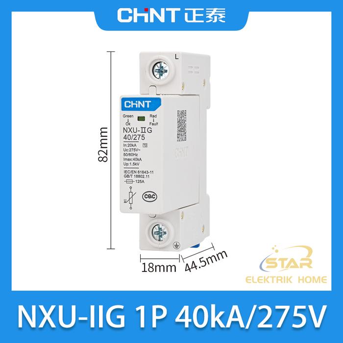 Jual Surge Arrester Chint NXU-IIG 1P 2P 3P 4P 40kA 65kA - 3P-40kA/440V - Jakarta Barat - STAR ...