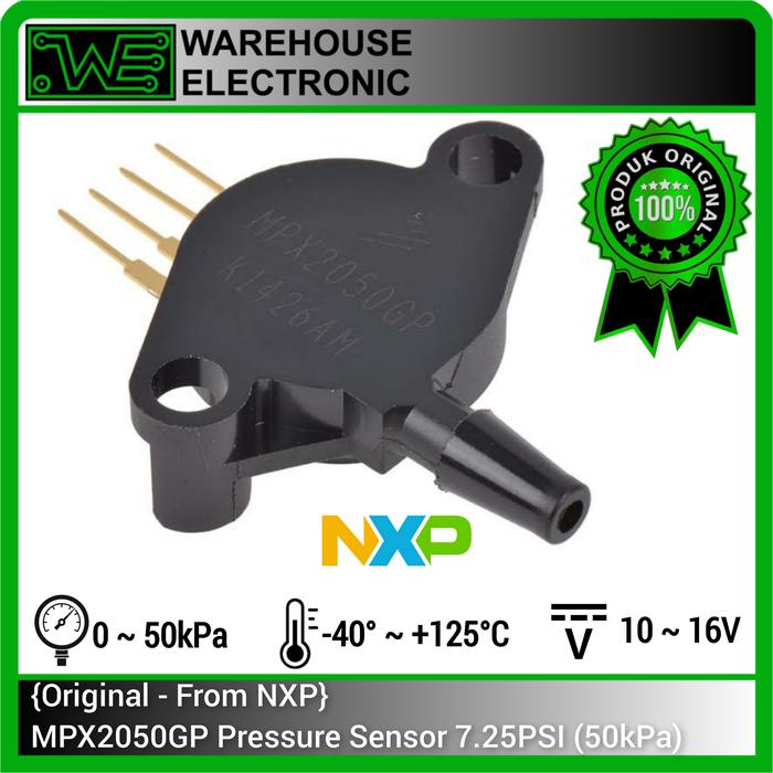 Jual MPX2050GP Pressure Sensor - ORIGINAL NXP Sensor Tekanan mpx 2050gp ...