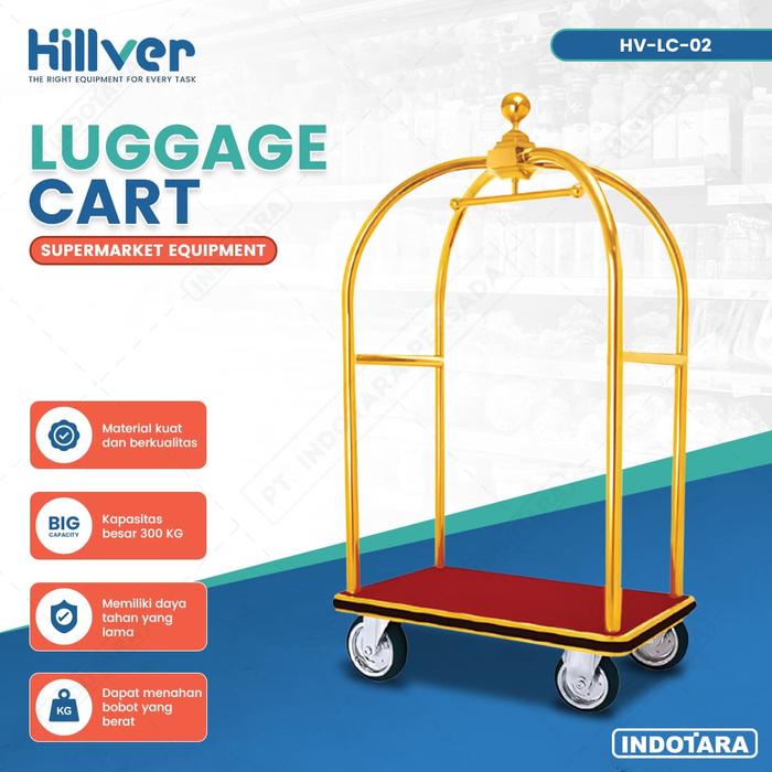 Promo Trolley Lobby Hotel Trolley Sangkar Hillver HV-LC-02 Cicil 0% 3x ...