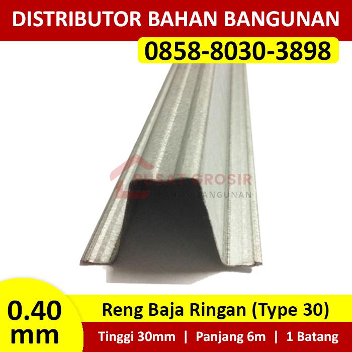 Jual Reng Baja Ringan R30 0.40mm Panjang 6 Meter Per Batang - Jakarta ...