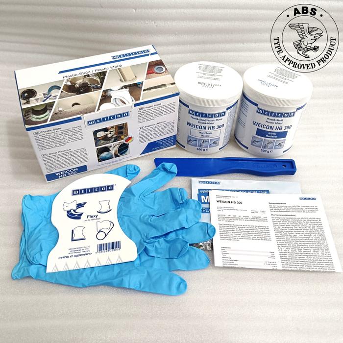 Jual [KHUSUS BATAM] WEICON HB 300 High Temp Resistant Epoxy Resin 1 Kg ...