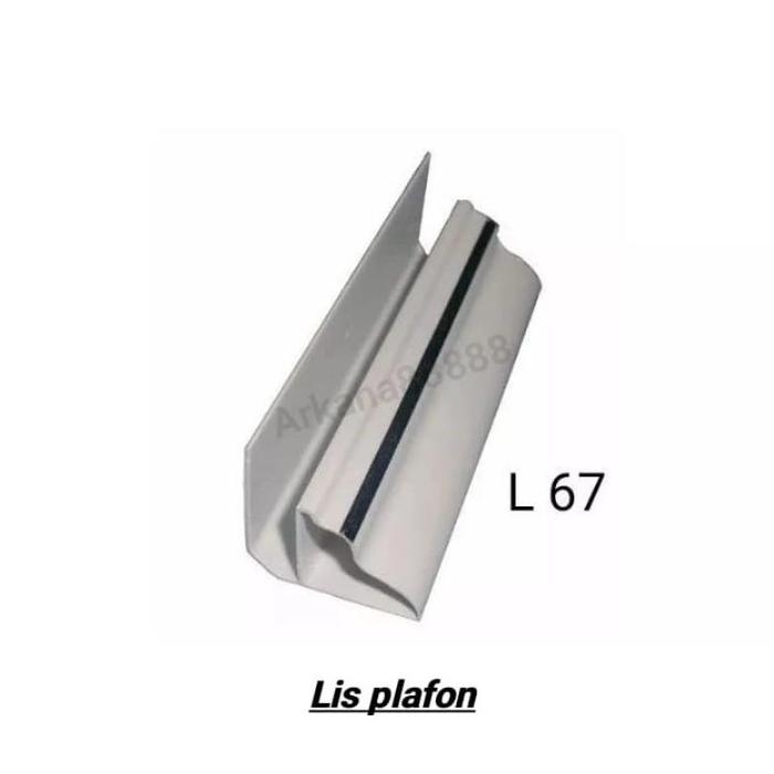 Jual lis plafon pvc / list plafon pvc minimalis - 67, 2 meter - Kota ...