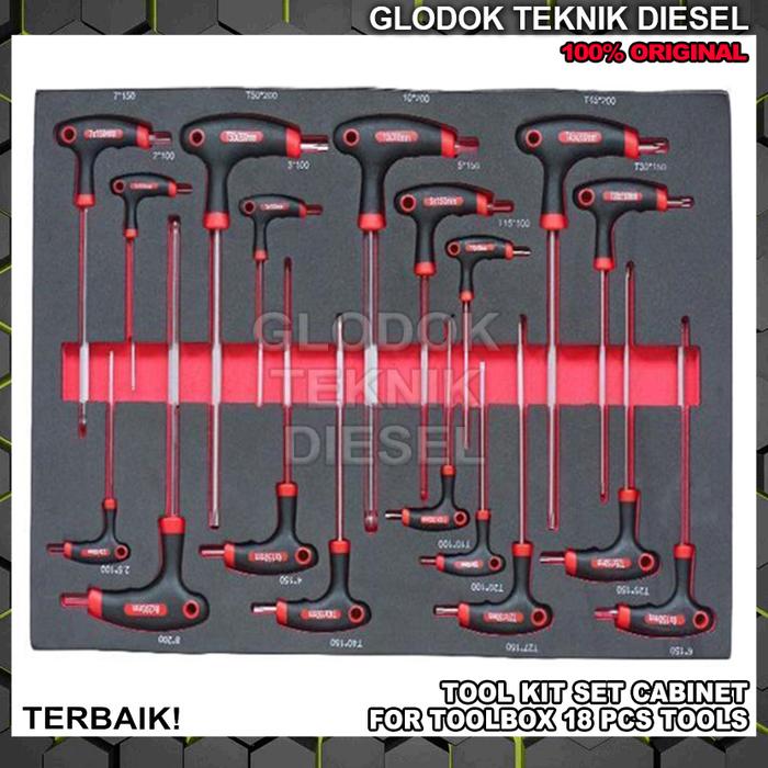 Jual Pazto Kotak Lemari Tool Box Cabinet Trolley 6 Drawer Troli 6 Laci ...