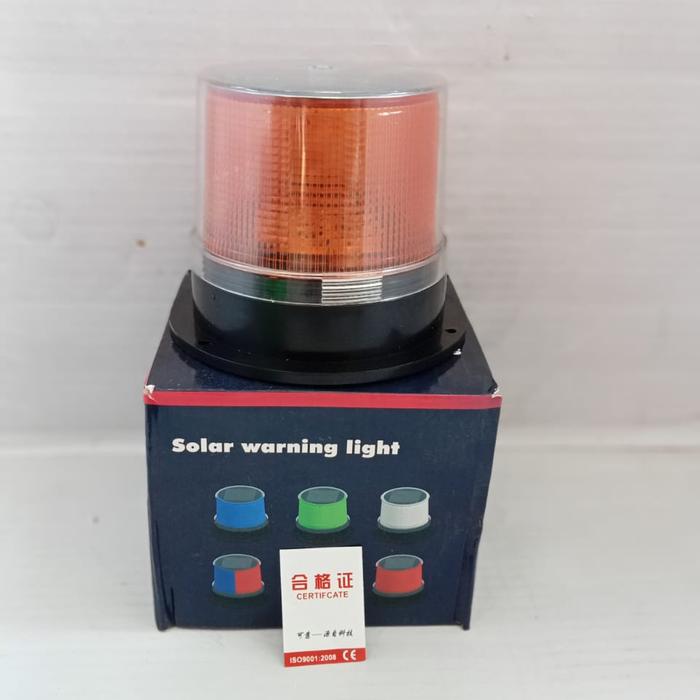Jual Warning Light Solar Panel Lampu Siglal Tenaga Matahari Lampu Kapal ...