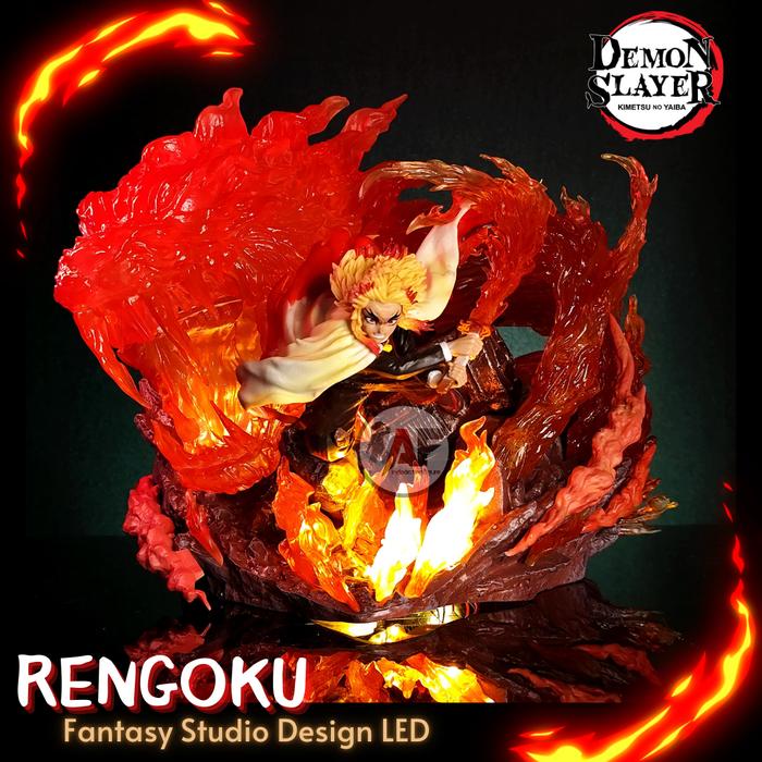Promo Statue Demon Slayer Rengoku Kyojuro Mugen Train Fantasy Studio ...