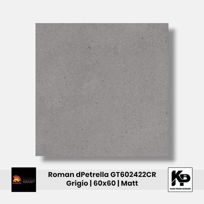 Jual Granit ROMAN GRANIT dPetrella GT602422CR Grigio 60x60 Cm - Jakarta ...