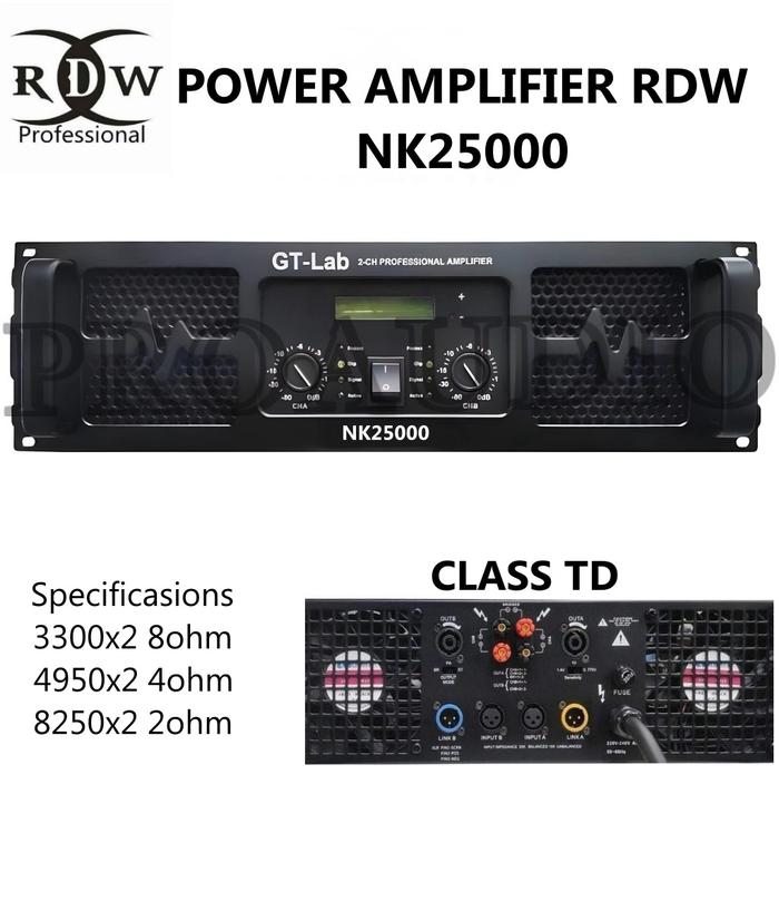 Jual Power Amplifier GT Lab RDW NK 25000 / NK25000 / NK-25000 PRO - 2 ...