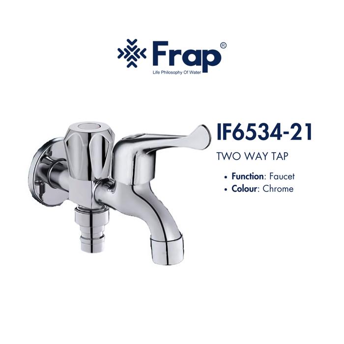 Promo FRAP IF6534-21 Kran Dua Cabang Kuningan Warna Chrome - Kota Tangerang Selatan - Frap ...