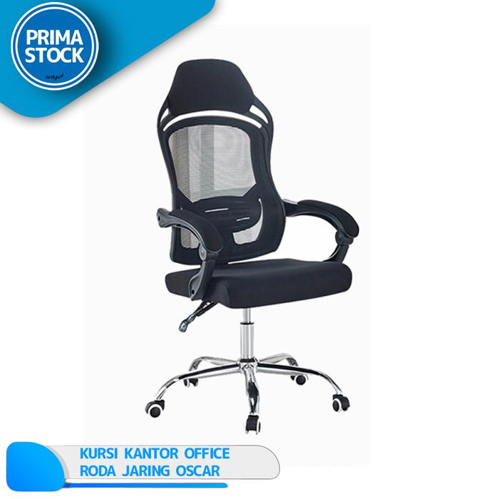Jual KURSI KERJA KANTOR OFFICE RODA JARING MESH HIDROLIK MANAGER STAF ...