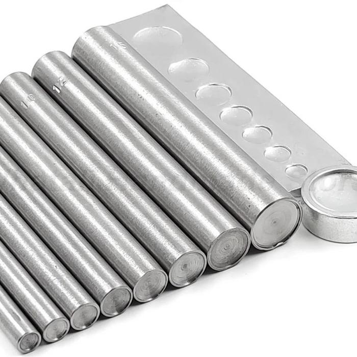 Jual Alat Pasang Pukul Pemukul Paku Pipih Centang Rivet Keling - 1set ...