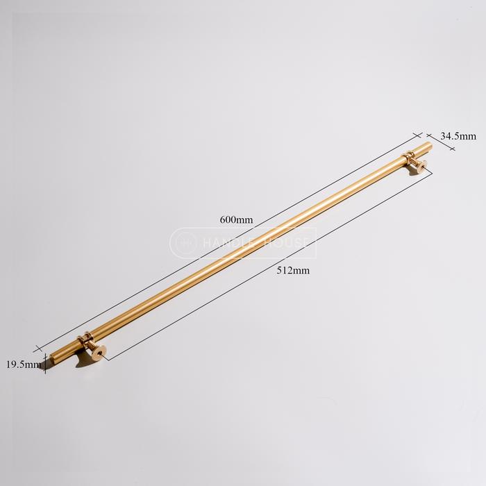 Jual [KHUSUS UKURAN PANJANG 6852-GP] Gold Classic Aluminum Handle ...