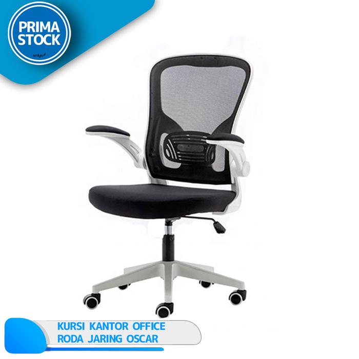 Jual KURSI KERJA KANTOR OFFICE RODA JARING MESH HIDROLIK MANAGER STAF ...