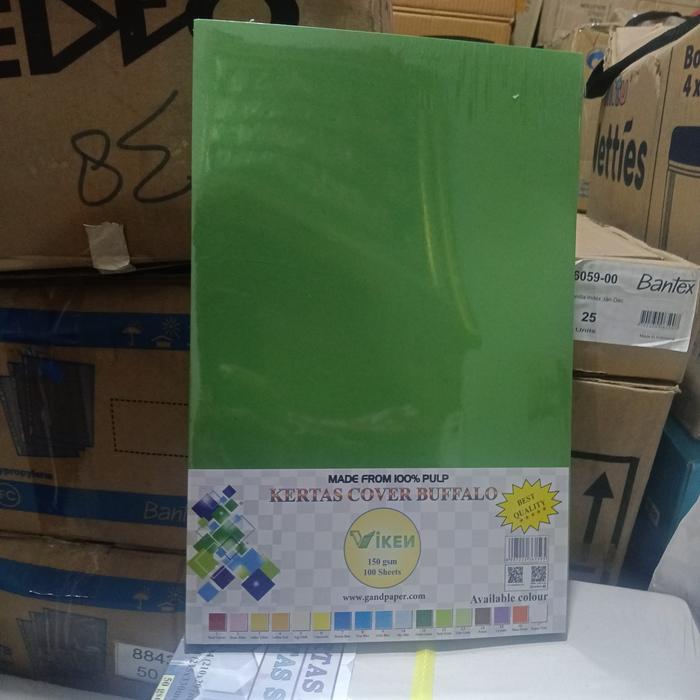 Jual kertas cover Buffalo folio 150 grm /1 pak 100 lembar/kertas jilid ...