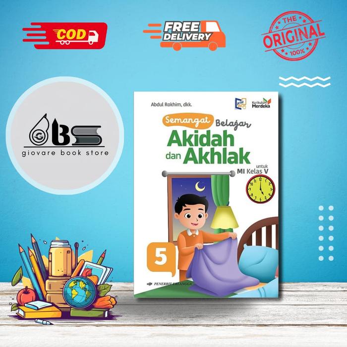 Promo BUKU SEMANGAT BELAJAR AKIDAH DAN AKHLAK KELAS 5 ERLANGGA KURIKULUM MERDEKA ORIGINAL ...