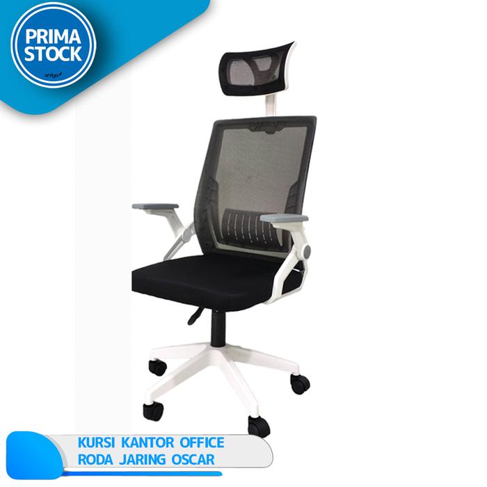Jual KURSI KERJA KANTOR OFFICE RODA JARING MESH HIDROLIK MANAGER STAF ...
