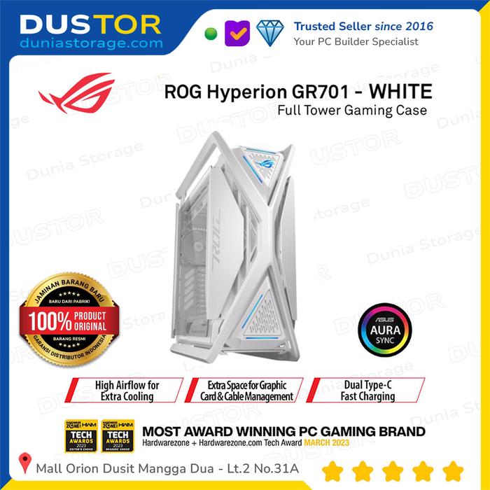 Jual ASUS ROG Hyperion GR701 | Full Tower Gaming Case - Putih - Jakarta ...