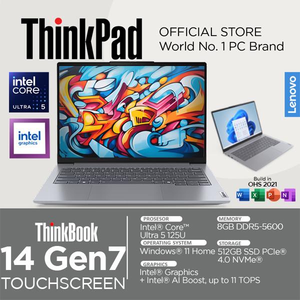 Promo Lenovo ThinkBook 14 Gen 7 Touch IML Intel Core Ultra 5 125U 8GB ...