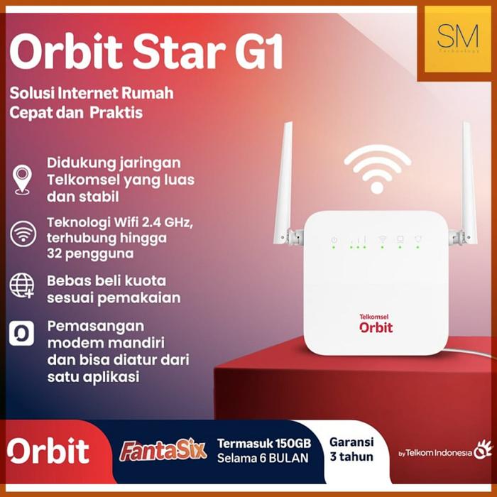 Promo Telkomsel Orbit Star G1 Modem Wifi 4G High Speed - Kota Bandung ...