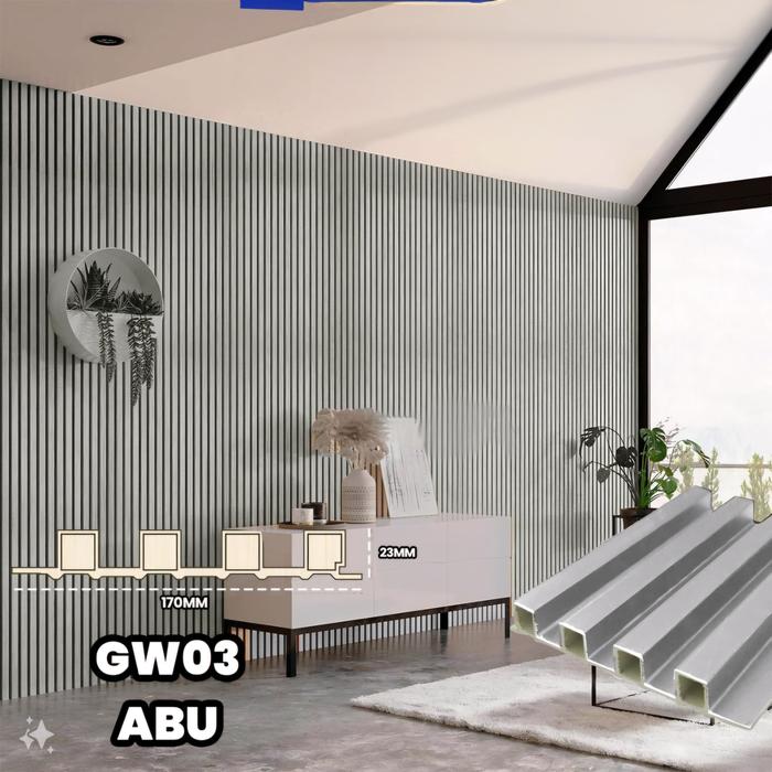 Promo WPC Wallpanel Wall Panel Wood Panel Kisi Kisi Motif Kayu - GW-03 ...