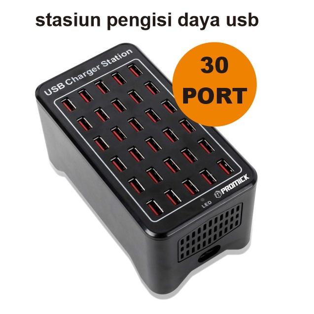 Jual Stasiun pengisi daya usb 20 port usb untuk perangkat tur guide ...