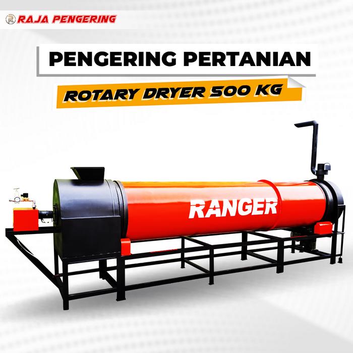 Jual Mesin Pengering Pertanian model putar / rotary dryer Kapasitas 400 ...
