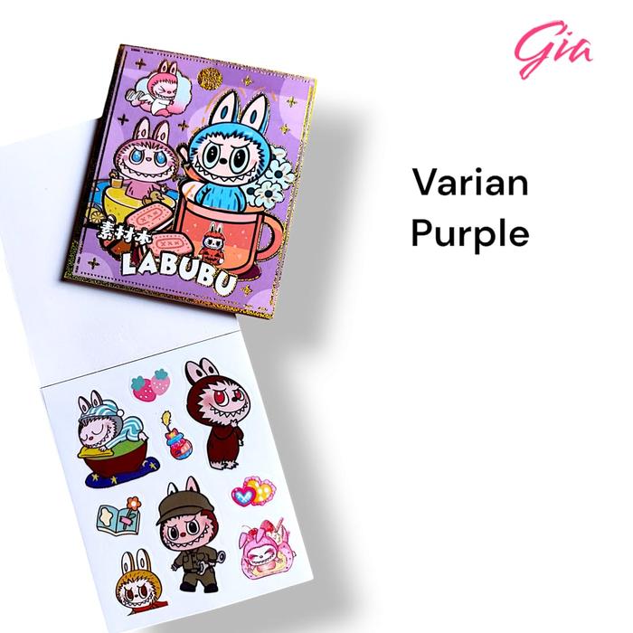 Jual BUKU STIKER LUCU | STICKER BOOK | LABUBU | CAPYBARA | CAPIBALA ...
