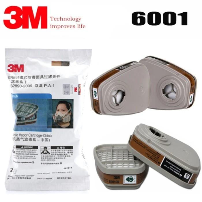 Jual Cartridge Filter 3M 6001 Respirator 6200 7502 6800 6502 Complete Set - Jakarta Utara - NEW ...