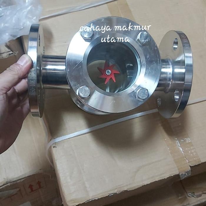 Jual sight glass flange 2" inch flow indicator jis 10k ss 304 - Jakarta ...