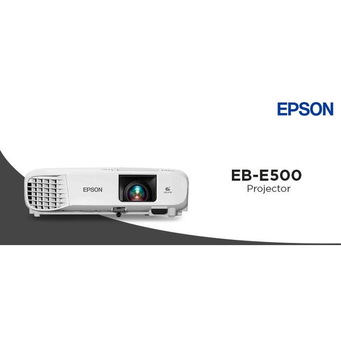 Jual Projector EPSON EB E500 XGA 3300 Lumens (1024 x 768) I WHITE ...