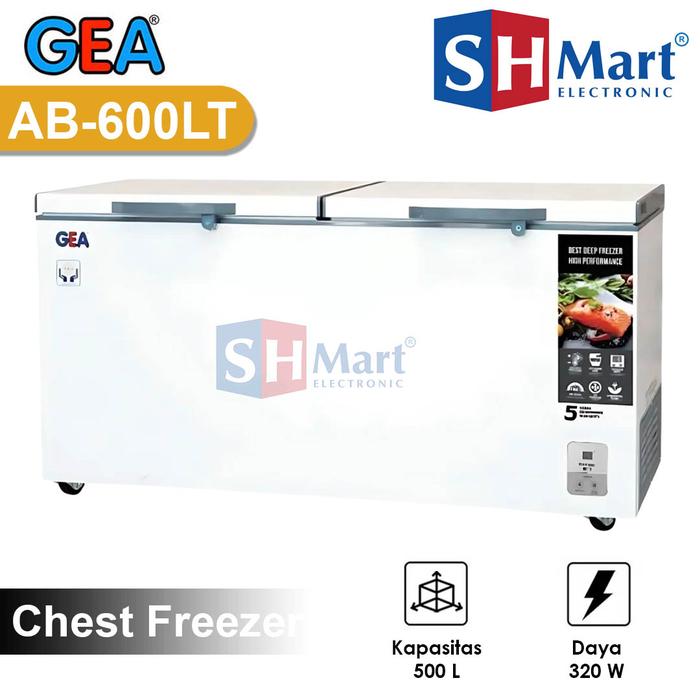 Jual Chest Freezer Gea 500 Liter AB-600R / Freezer Box Gea AB600R ...