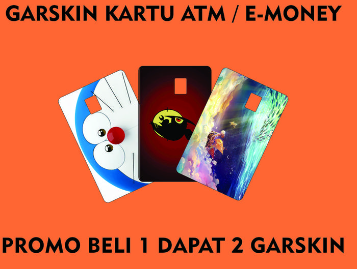 Jual Stiker/Garskin untuk kartu ATM/E-money Promo Beli 1 dapat 2 ...